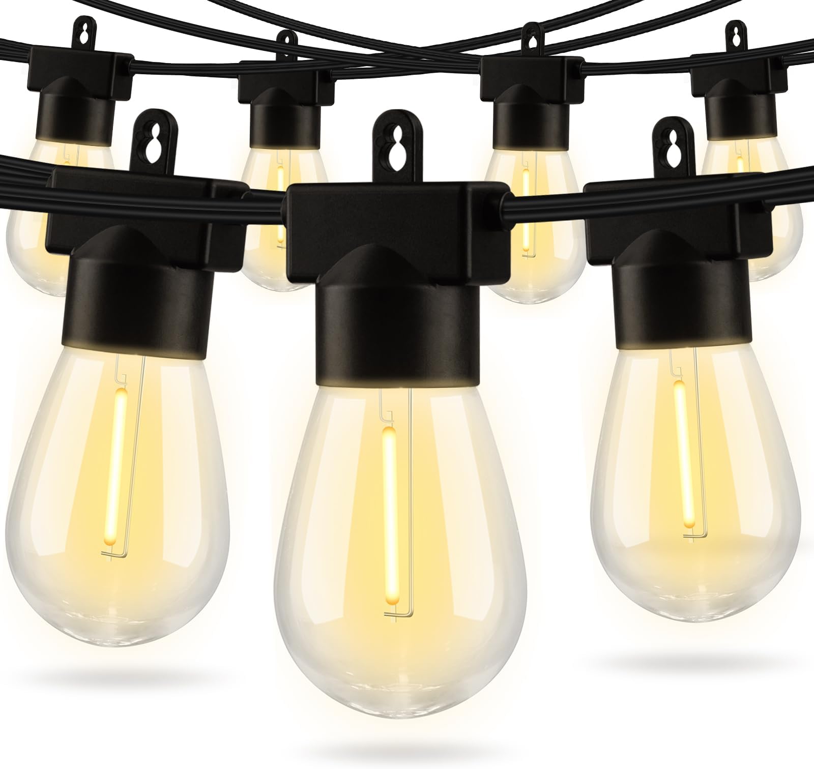 Amazon.com: Enbrighten Seasons LED Warm & Color Changing Café Lights ...