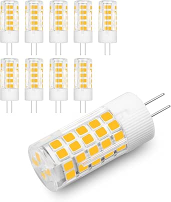 LFLAMPON G4 120V LED Bulb Dimmable, G4 Bi-Pin Base Light Bulbs 120V 5W ...