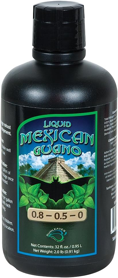 Amazon.com : Sunleaves SLMG432 Mexican Guano Liquid : Gardening : Patio ...