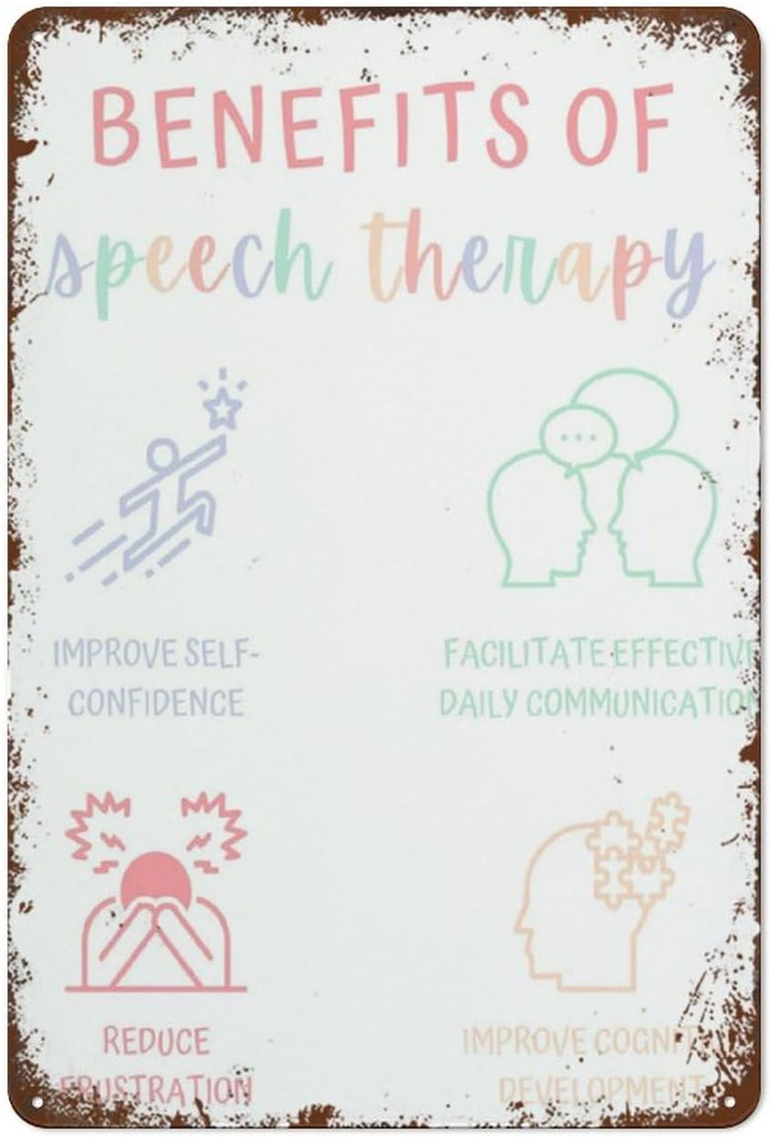 Amazon.com: Speech Therapy Poster Speech Room Decor Speech Therapy Gift ...