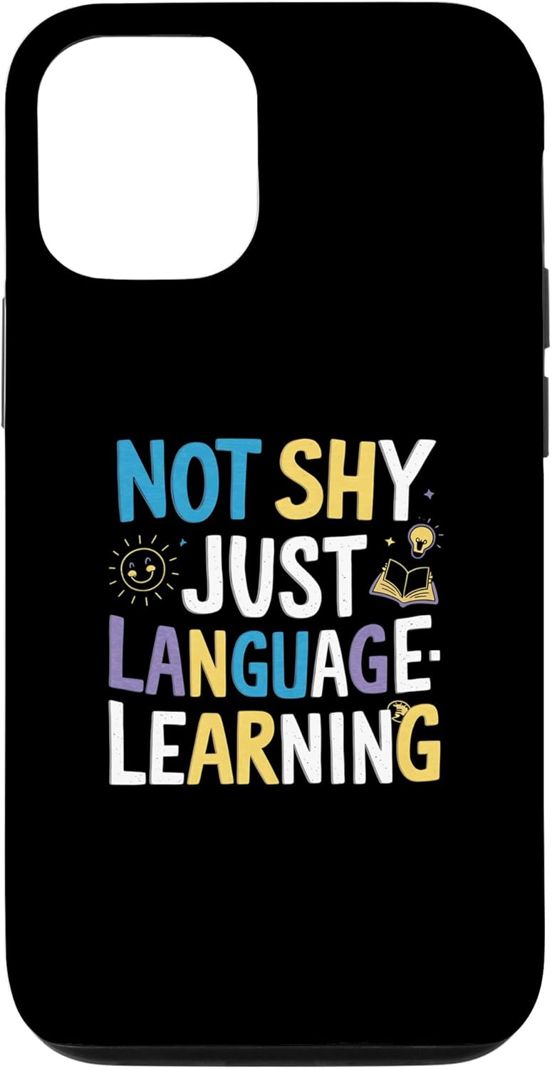 Amazon.com: iPhone 15 Pro Not shy just language Learning Ice Breaker ...