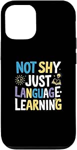 Amazon.com: iPhone 15 Pro Not shy just language Learning Ice Breaker ...