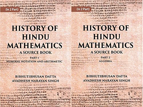 HISTORY OF HINDU MATHEMATICS: A SOURCE BOOK (Part- I-NUMERAL NOTATION ...