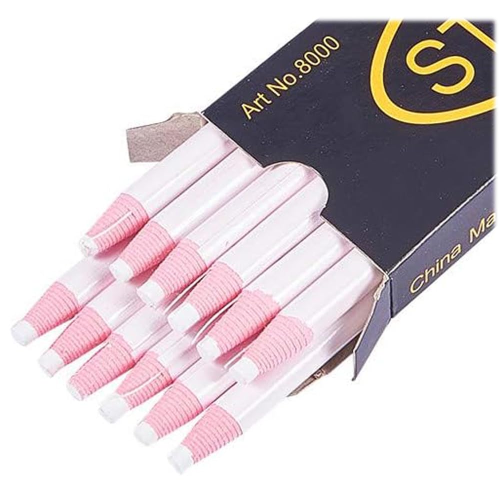 Tailoring Mark Pencil Free Cutting Sewing White Color Mark Chalk Pencil ...