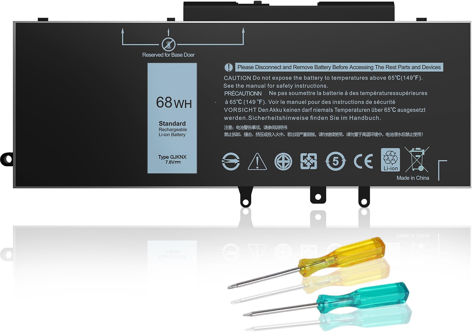 Amazon.com: BND 68Wh GJKNX Laptop Battery for Precision 15 3520 3530 ...