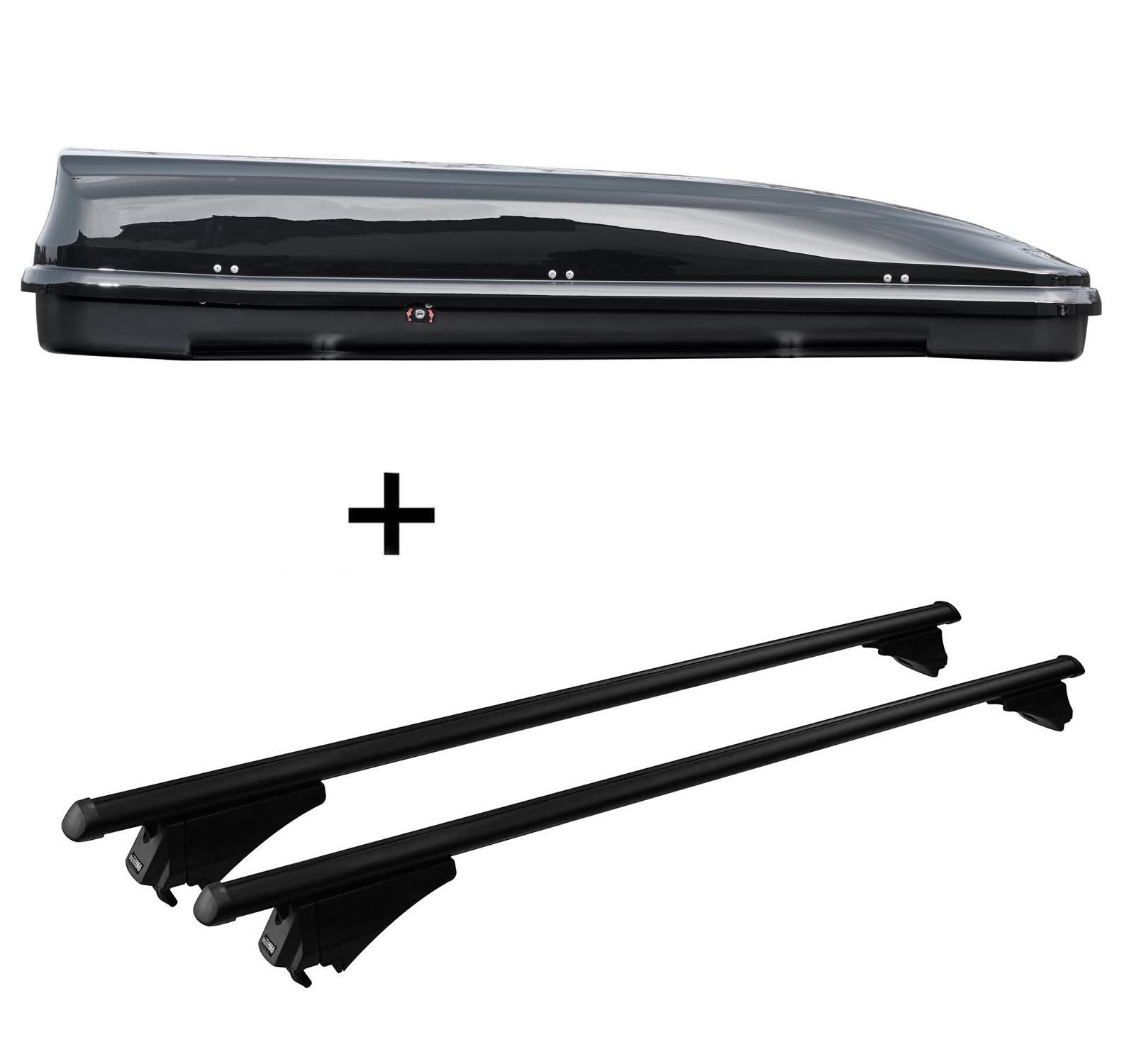 Buy VDP Roof Box Black JUFL460 Heavy Duty Lockable Car Roof Box 460 ...