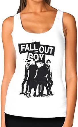 Amazon.com: Fall out boys Tank Top for Womens XL White : Clothing ...