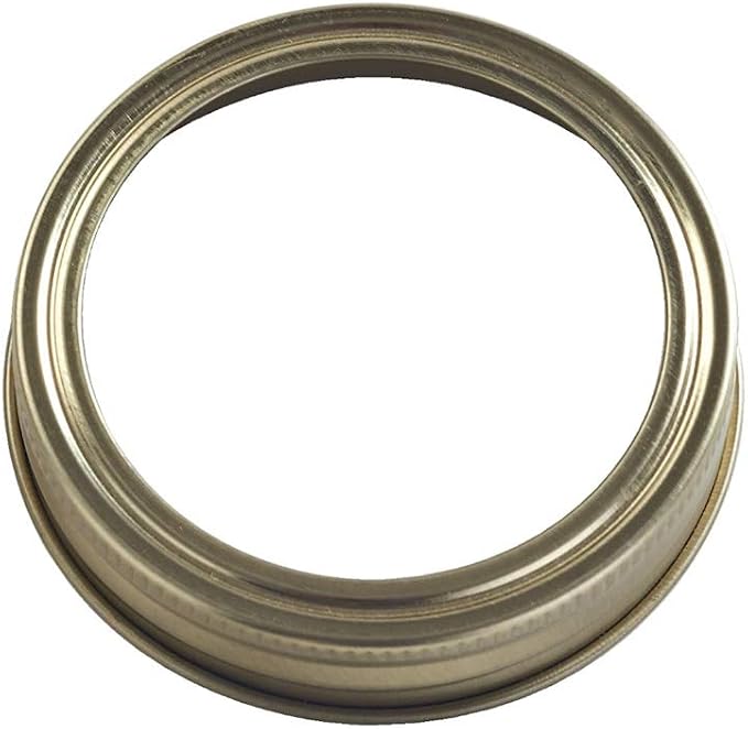 Kilner Preserve Screw Bands 7.2 cm (Pack of 6) Replacement Tin Screw ...