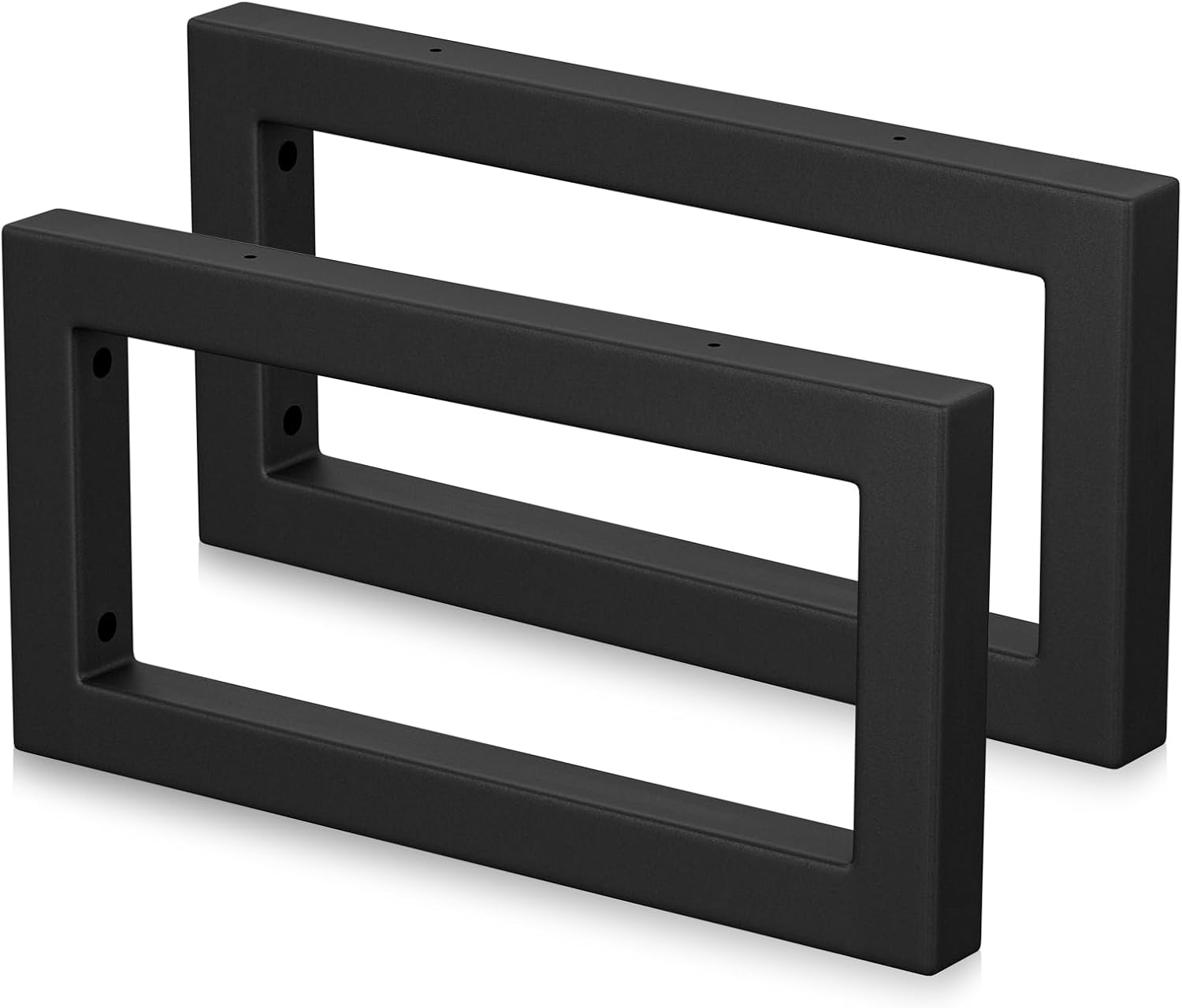 Mordx Wall Console Mount, Shelf Bracket Black Metal, Sink Holder ...