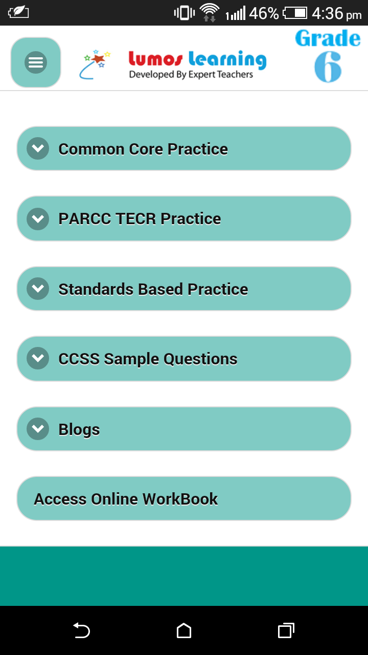 Math ELA Grade 6 - Common Core,PARCC,SBAC Practice - App on Amazon Appstore