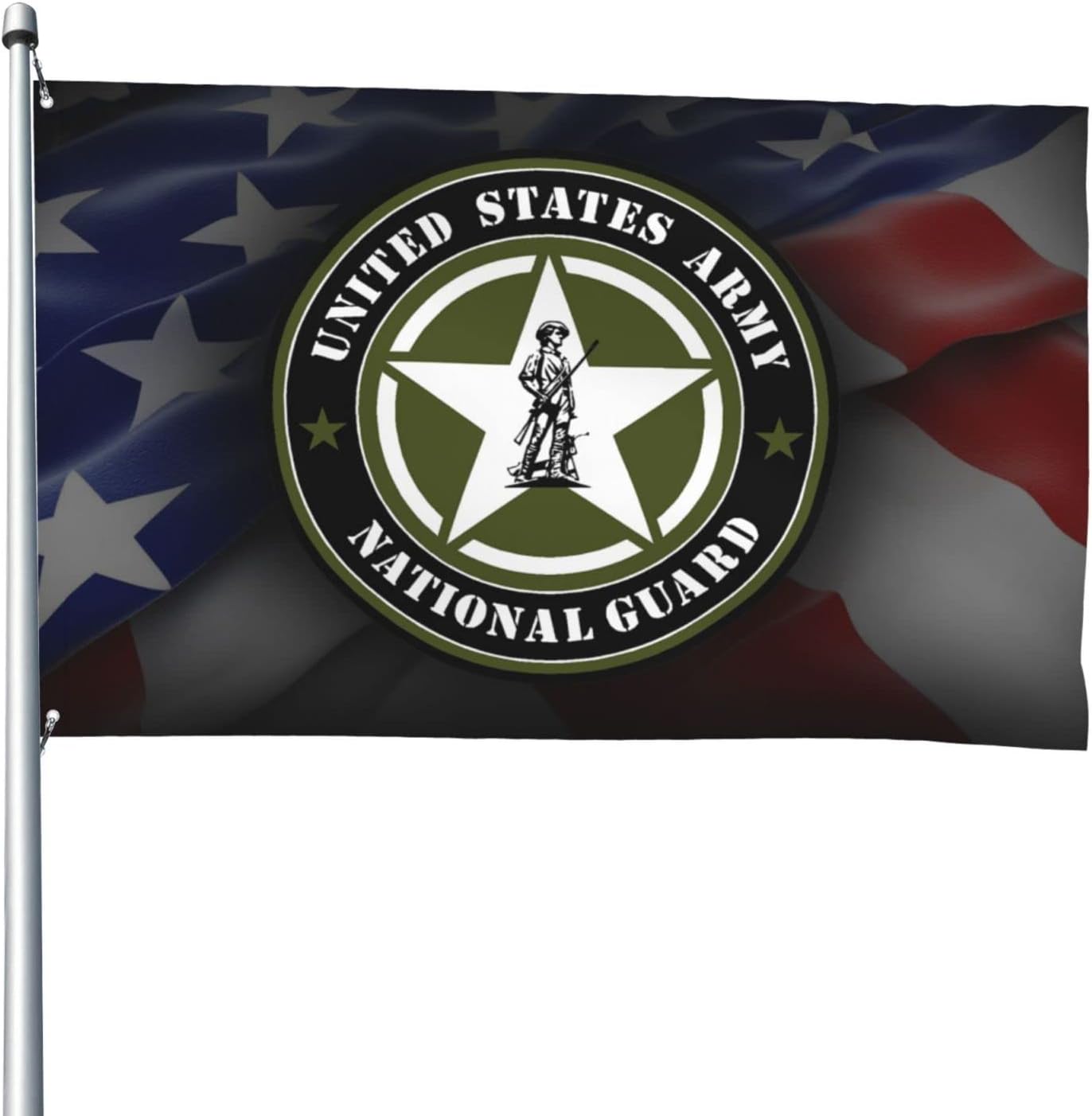 Amazon.com : United States Army National Guard Flag 4X6 Feet Vivid ...