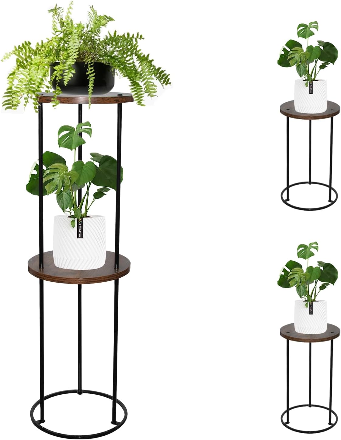 Amazon.com : NAKUPE Plant Stand Indoor Outdoor, 22.5 Inch Tall Metal ...