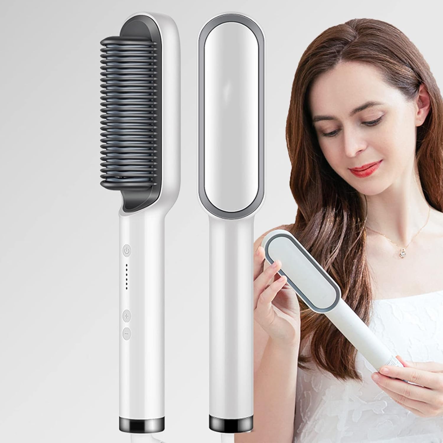 Plancha Cabello,Cepillo Alisador De Pelo,Cepillo Para Alisar IóNico 2 ...