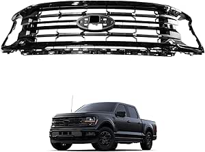 Amazon.com: Front Bumper Upper Grille Compatible with 2024 2025 Fo-rd ...