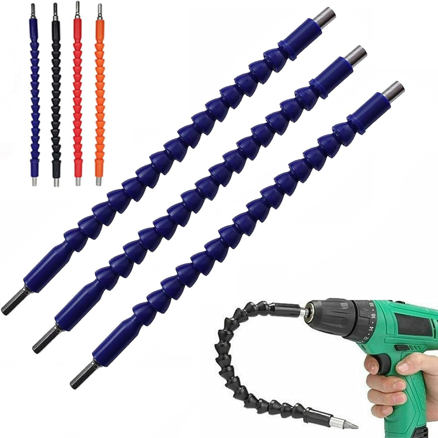 3 Set Screwdriver Flexible, 360 Degree Screwdriver Extension for Any ...