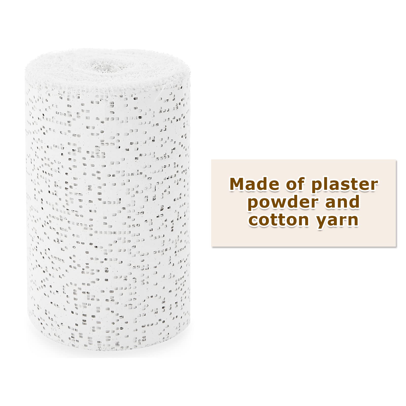 Snapklik.com : 12PCS Plaster Cloth Rolls, 4 Inch X 15Feet Plaster ...