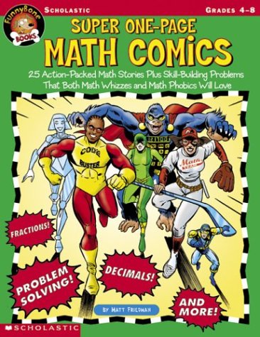 Funnybone Books: Super One-page Math Comics: Friedman, Matt ...