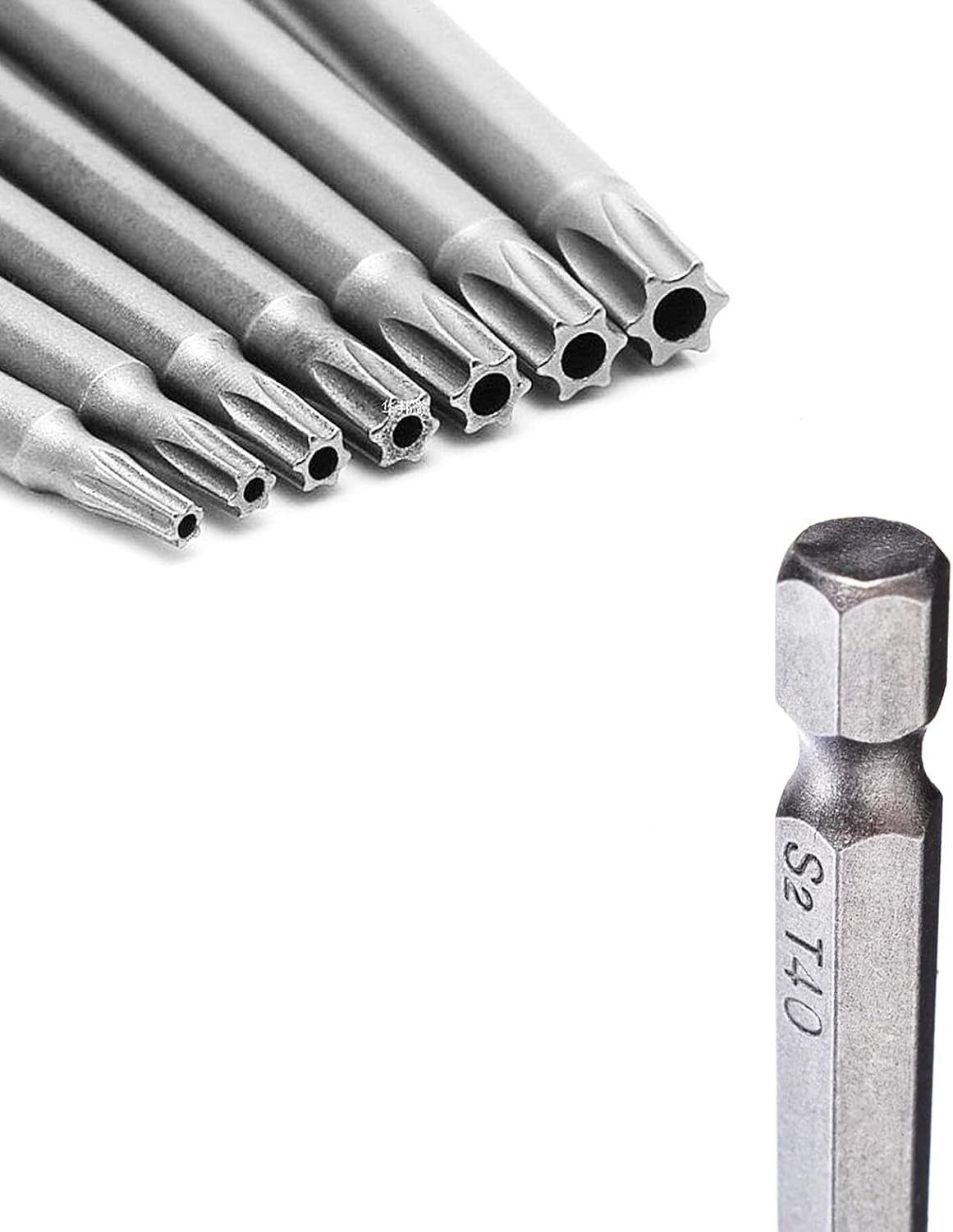 Torx Screwdriver Set Long 4 Inch 11 PCS T6-T40 Magnetic Torx Security ...