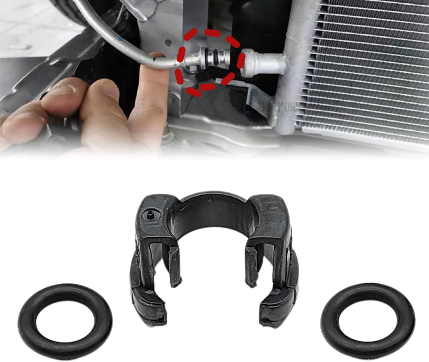 Amazon.com: A/C Condenser Hard Line Lock Clamp Clip 88718-1E150 for ...