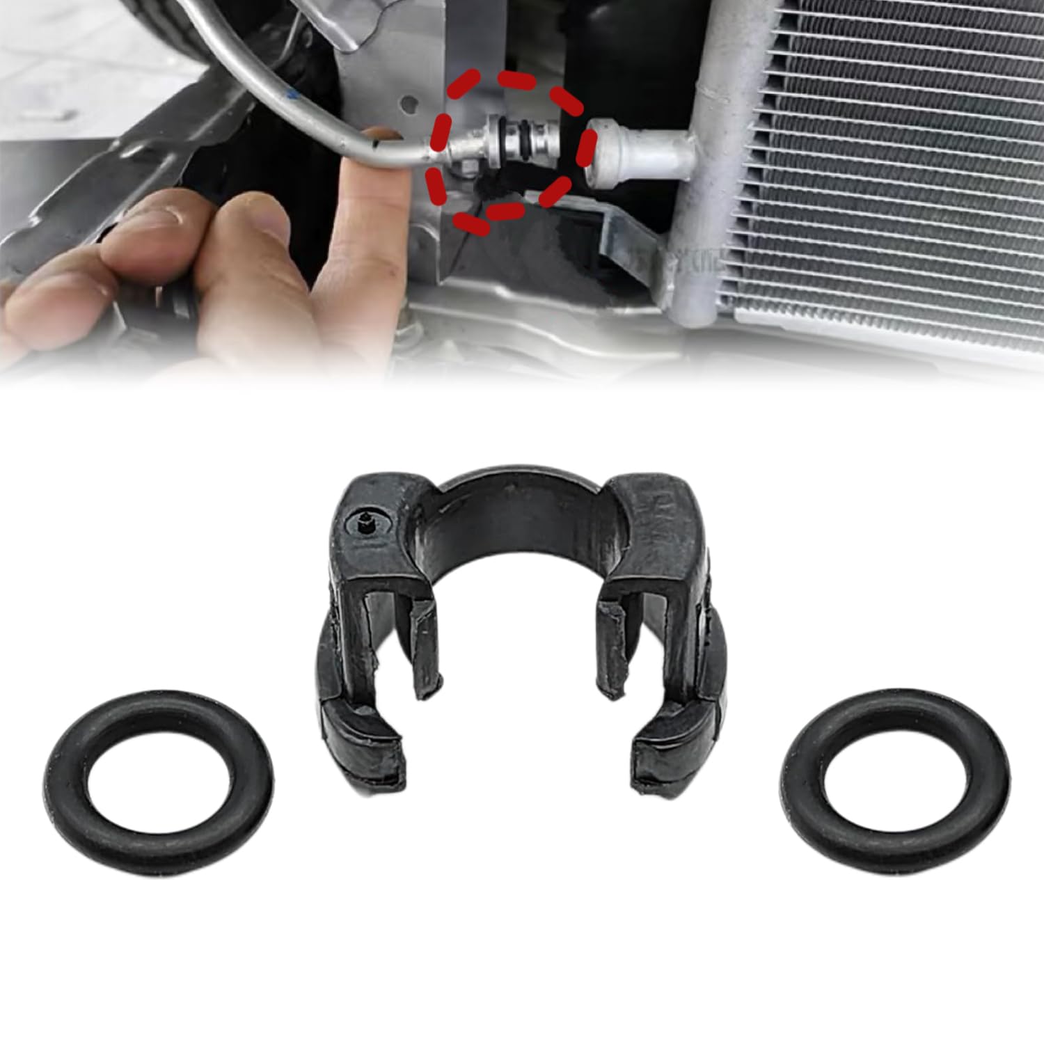 Amazon.com: A/C Condenser Hard Line Lock Clamp Clip 88718-1E150 for ...