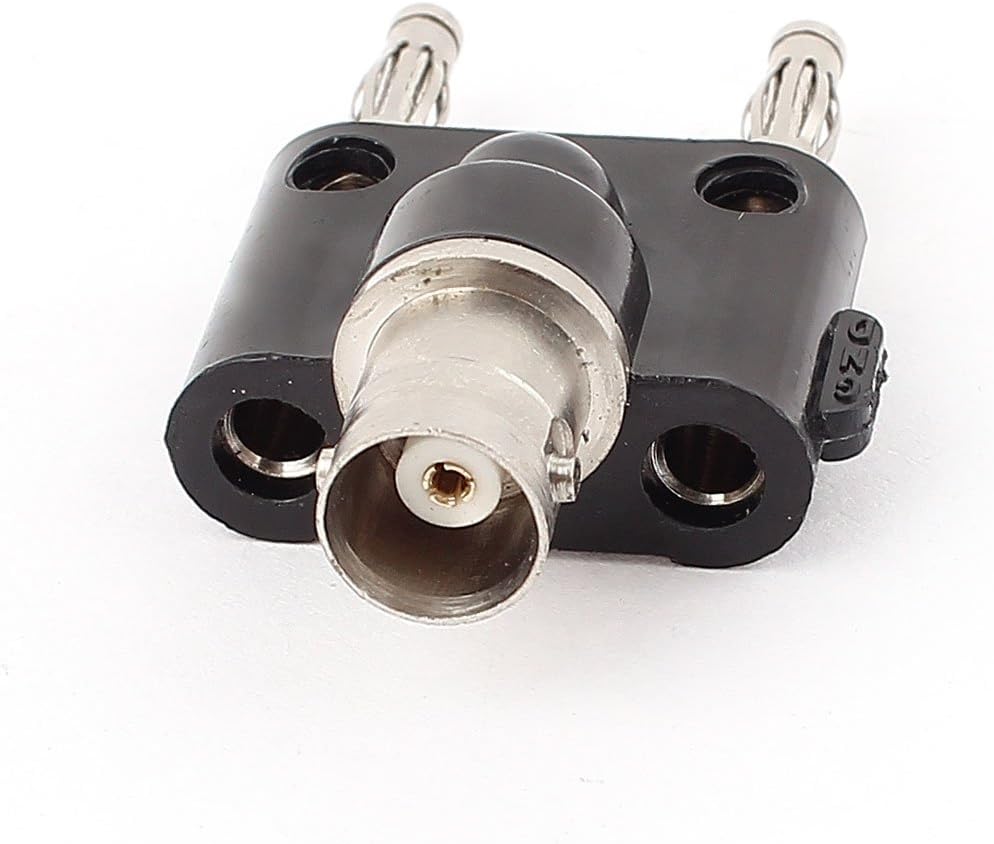 sourcing map Adapter BNC Buchse auf Dual 4-mm Bananenbindung Stecker : Amazon.de: Baumarkt