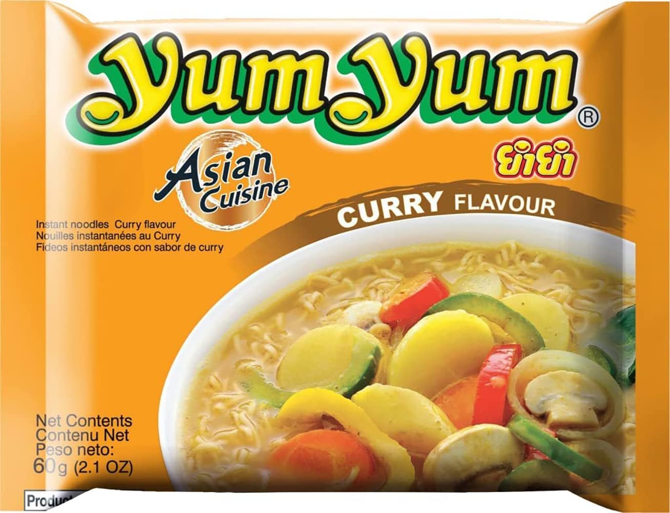 Yumyum Nouilles Instantanées au Curry, Soupe de Nouille saveur Curry ...