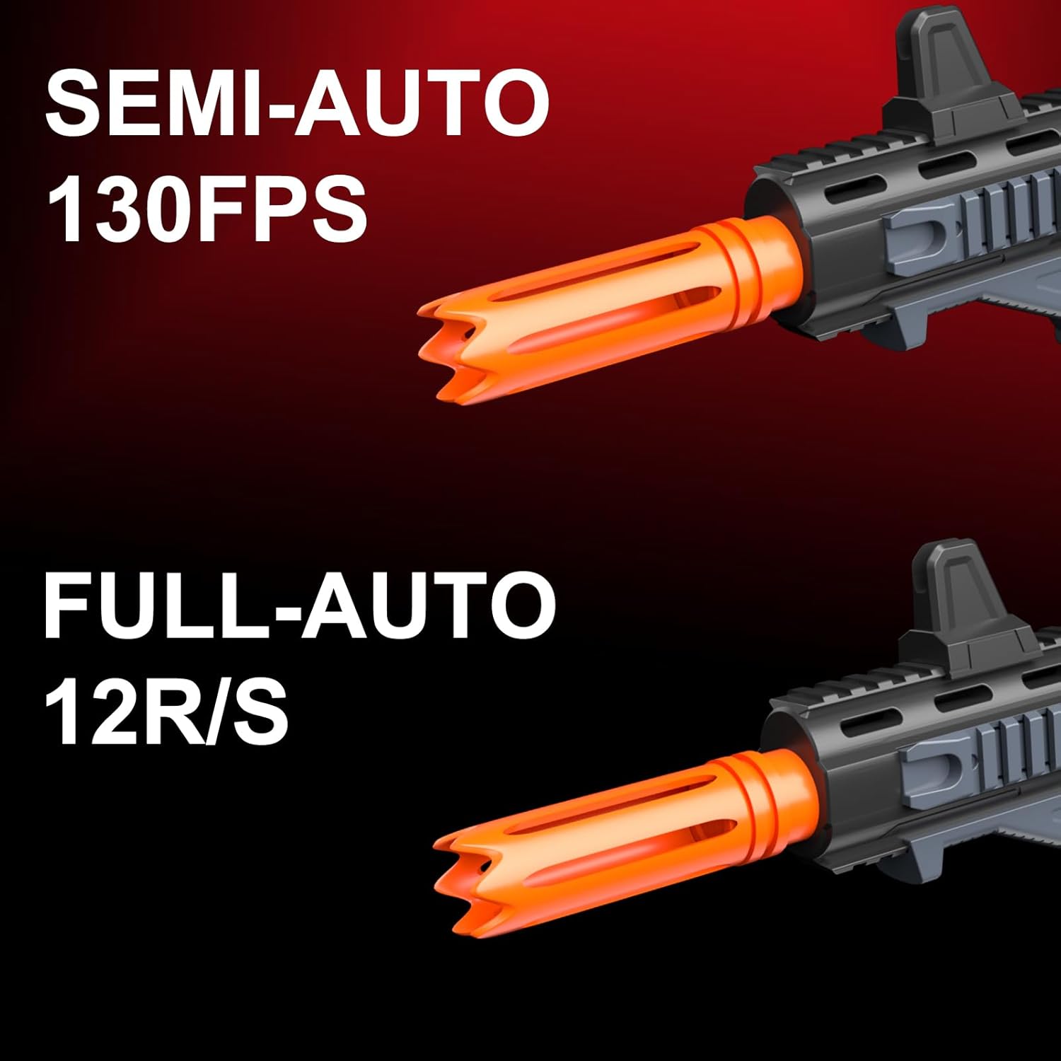 SOFITEN Pistola Orby de bolas de gel, semiautomática, 120FPS, cargador ...