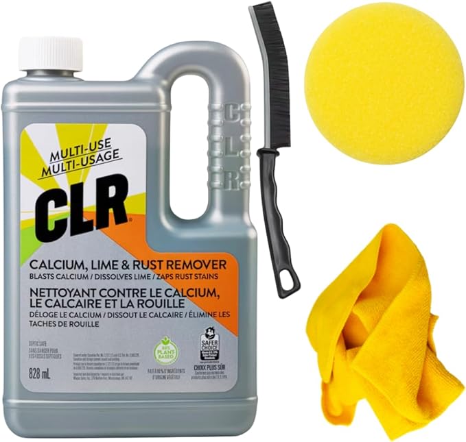 1 PACK CLEANING BUNDLE + CLR Calcium, Lime & Rust Remover (828mL ...