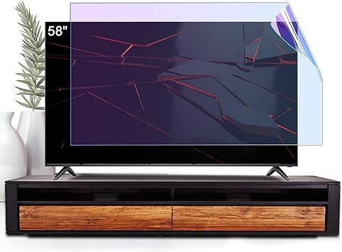 Anti Glare TV Screen Protector for 32-75 Inches TV, Anti Blue Light ...