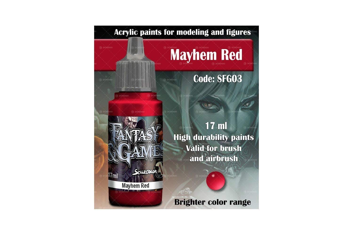 Scale75 Fantasy: 03 Mayhem Red (17ml) : Amazon.co.uk: Toys & Games