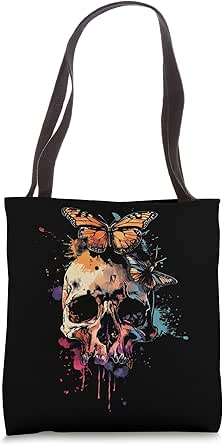 Amazon.com: Weirdcore Aesthetic Skull Butterfly Strangecore Goth Gothic ...