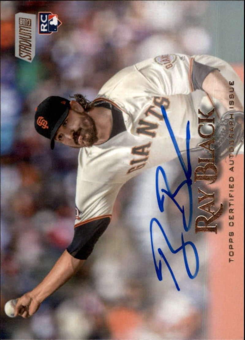 Amazon.com: 2019 Stadium Club Baseball MLB Autographs SCA-RB Ray Black ...