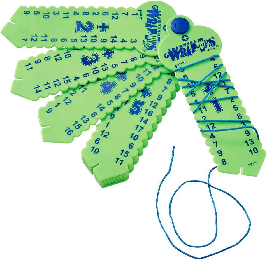 Amazon.com: Learning Wrap-Ups Addition Self Correcting Math Problem ...