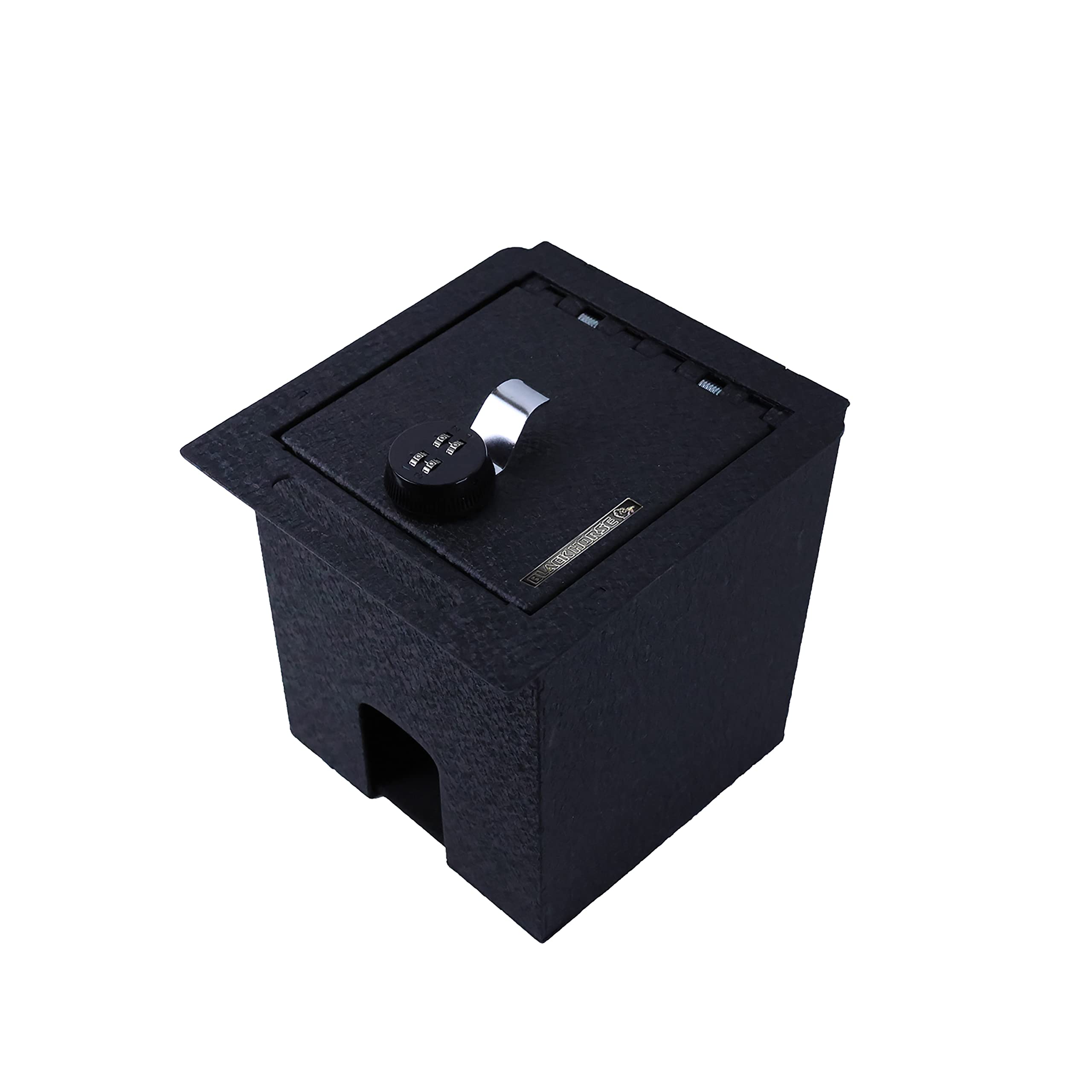 Amazon.com: Black Horse Off Road Center Console Safe Black Gun Box ...