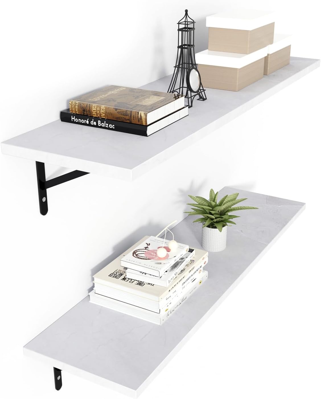 Amazon.com: Kaboon 36inch Floating Shelves for Wall 10" D x 36" W Set ...