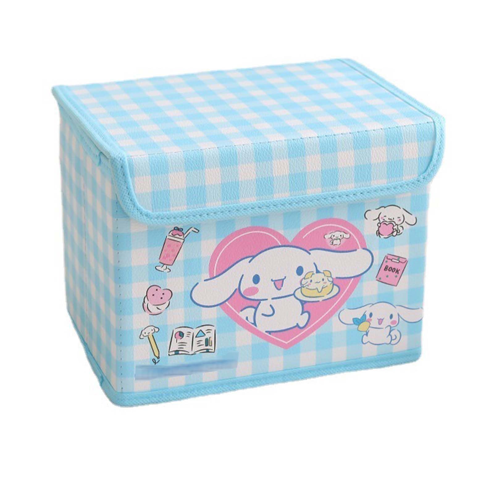 Amazon.com: Bliqlriy Kawaii Collapsible Storage Bin, Cute Storage Box ...