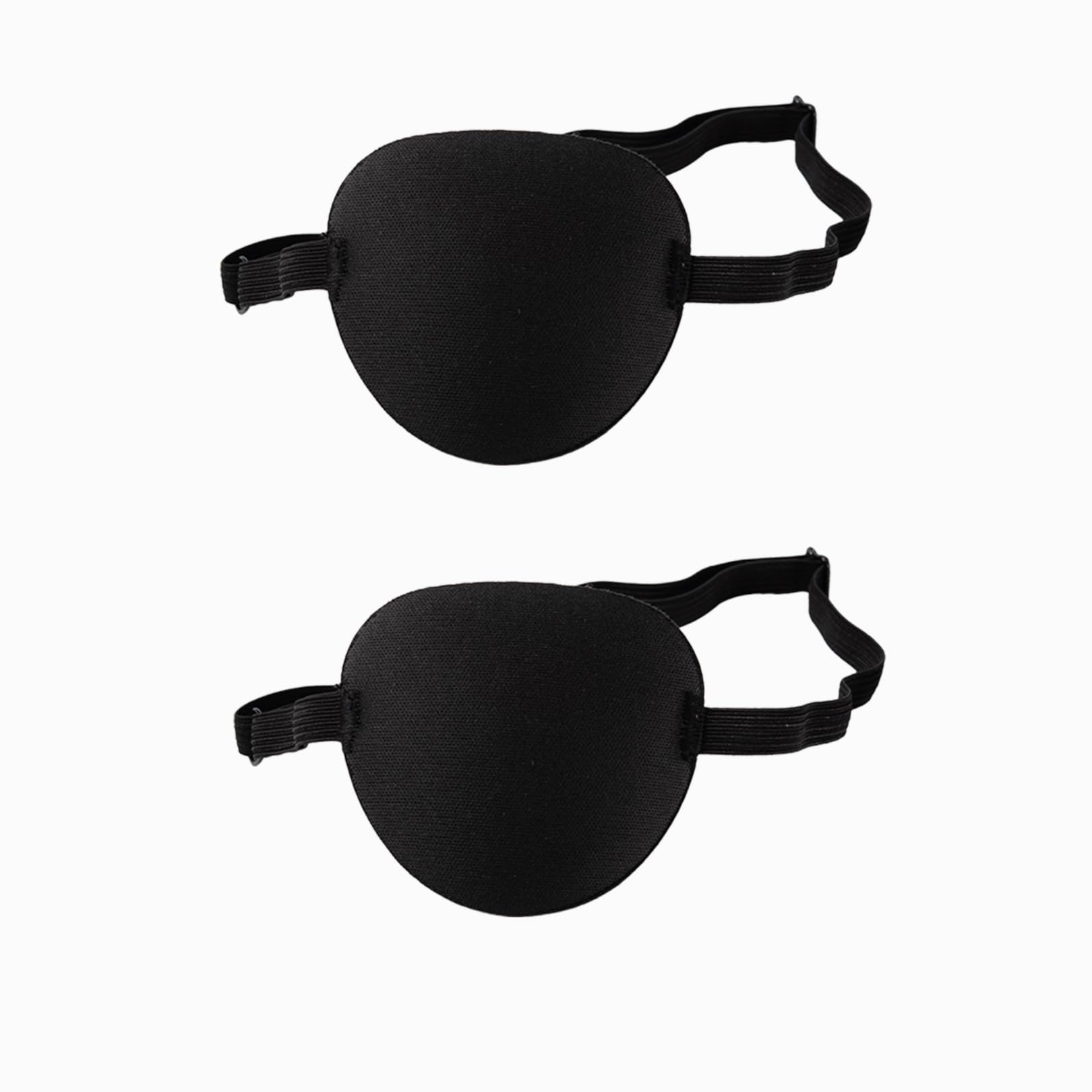 2PCS Eye Patches for Adults Kids,Adjustable Eye Patch,Pirate Eye ...