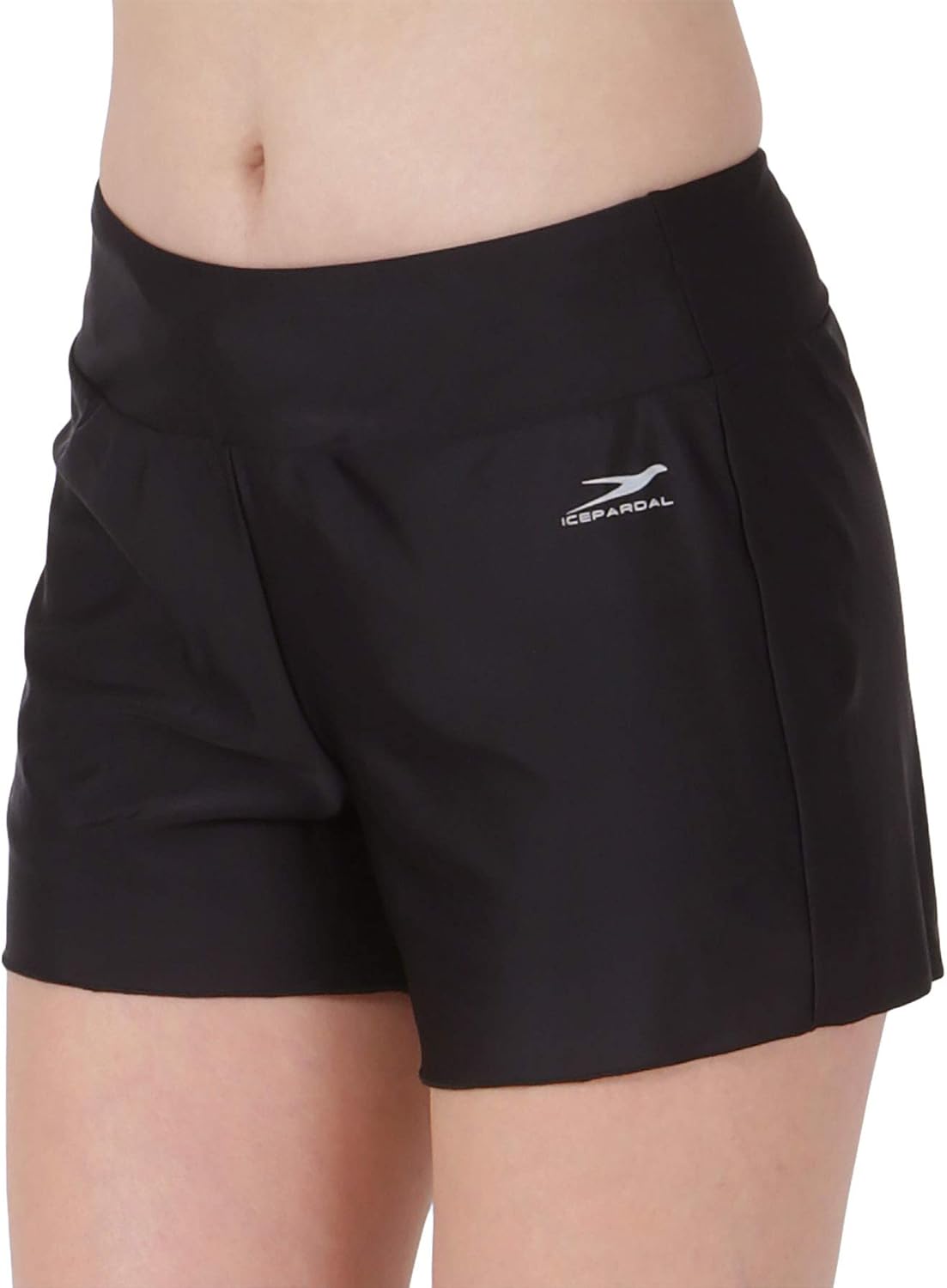 Amazon.co.jp: ICEPARDAL(アイスパーダル) フィットネス ウェア レディース ショートパンツ ラッシュ素材 体型カバー 水陸両用 全10色 3サイズ IF-135 ...