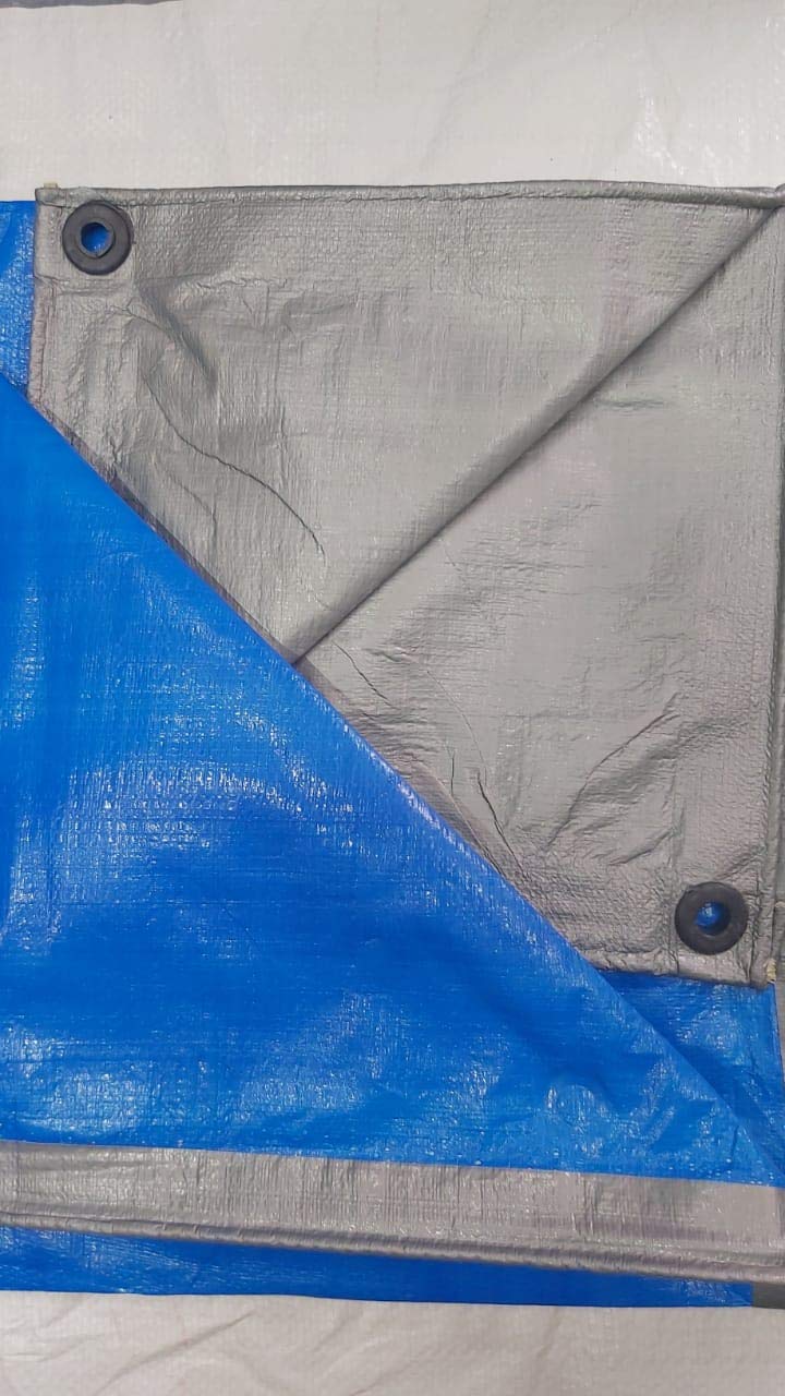 200 GSM Tarpaulin Sheet Waterproof |UV Treated|Multi Layered-Cross ...