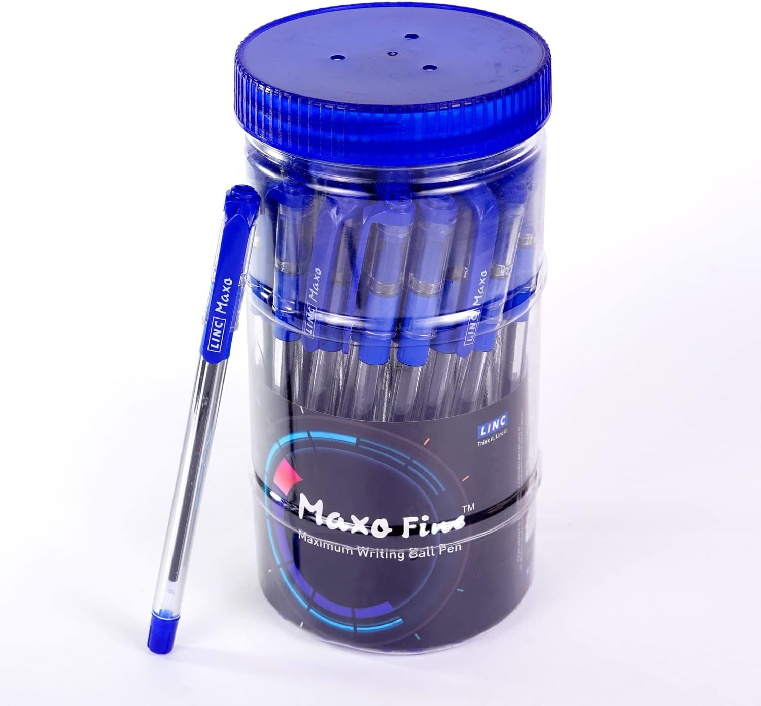 Linc Glycer 0.6 mm Ball Pen | Blue Ink, Pack Of 20 : Amazon.in: Office ...