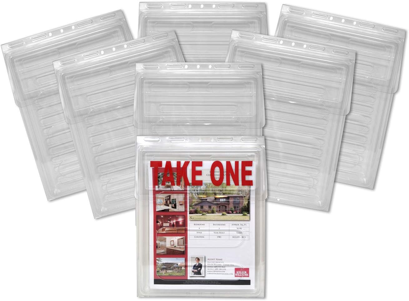 Amazon.com : Outdoor Real Estate Brochure Box - Easy to Use Take One ...