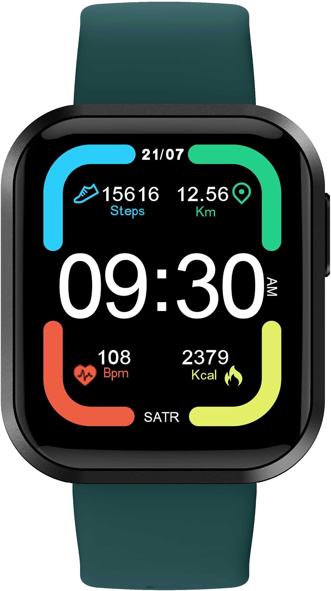 TIMEX iConnect Calling Smartwatch|1.83" TFT Display with 240x284 Pixel Resolution|Single Sync ...