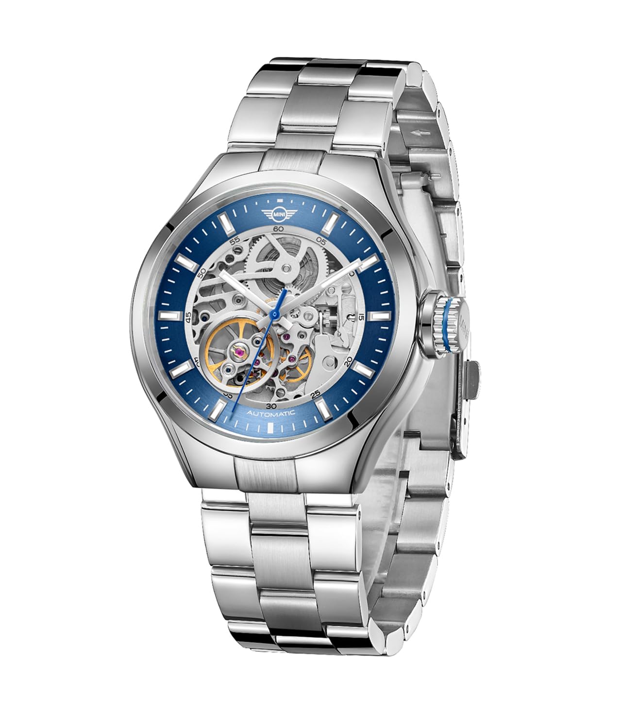 Buy MINI Cooper 161803A Mechanical Skeleton Automatic Analog Watch for ...
