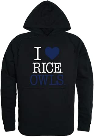 Amazon.com: Rice University Owls NCAA College I Love Hoodie Sweatshirt ...