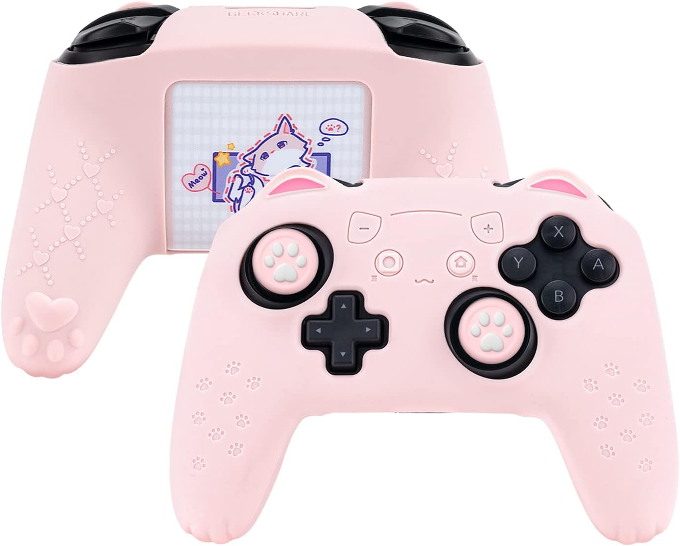 GeekShare Cat Paw PS5 Controller Skin Anti-Slip Silicone Skin ...