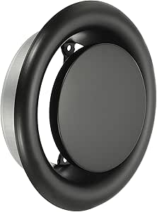 PATIKIL 6 Inch Round Ceiling Diffuser, Metal Adjustable Wall Air Vent ...