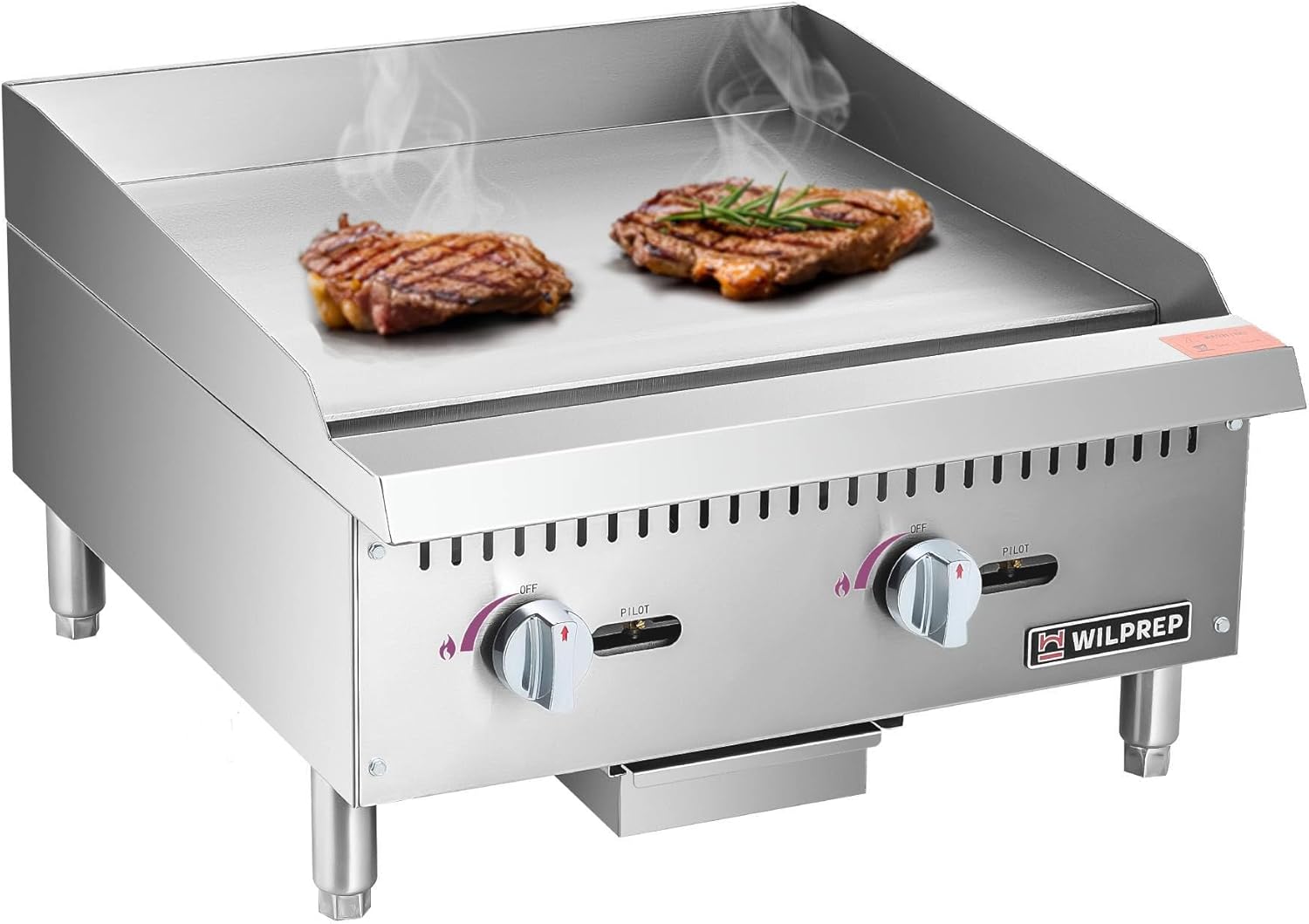 Amazon.com: WILPREP Commercial Gas Griddle, 36 in. Gas Countertop ...