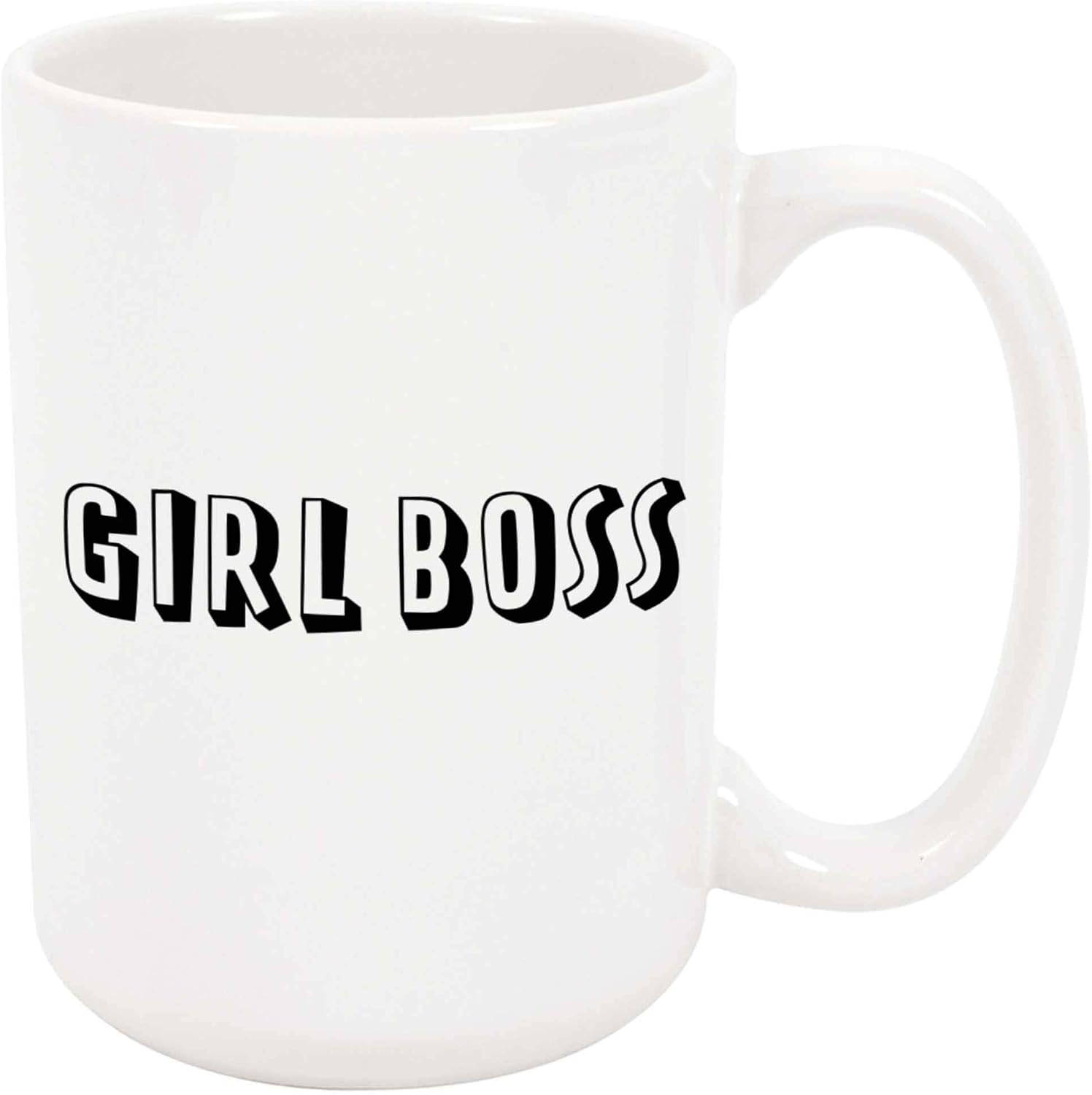 Amazon.com: Girl Boss Coffee Mug - Personalized Ceramic Cup with Name ...