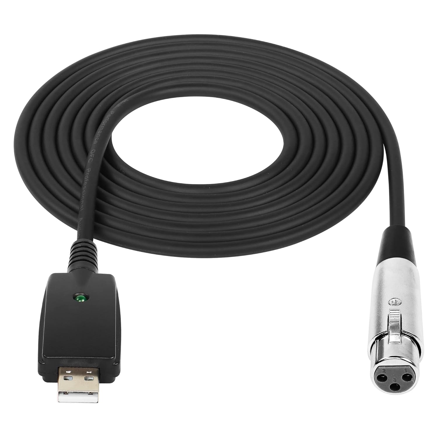 Amazon.com: SinLoon XLR to USB Cable,10 FT USB to XLR Microphone Cable ...