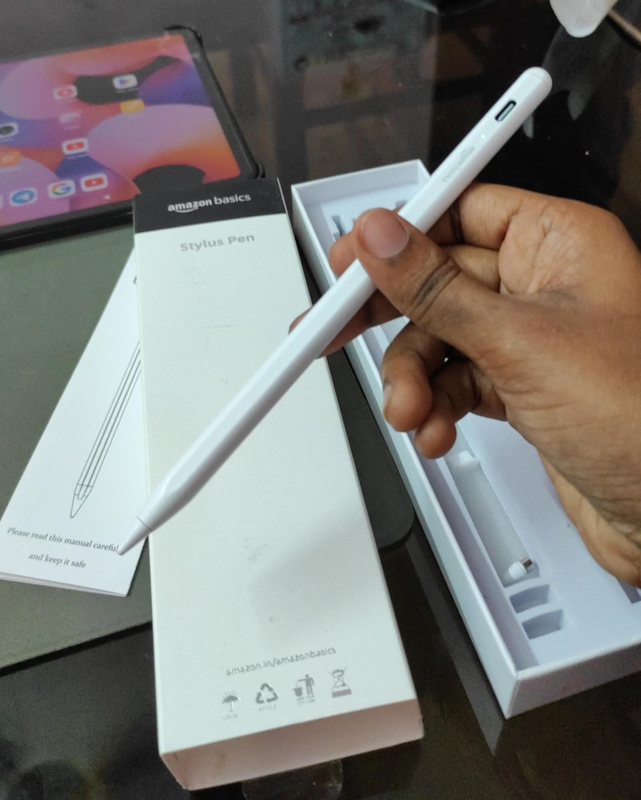 Amazon.in: Buy Amazon Basics Universal Stylus Pen for Touch Screens ...